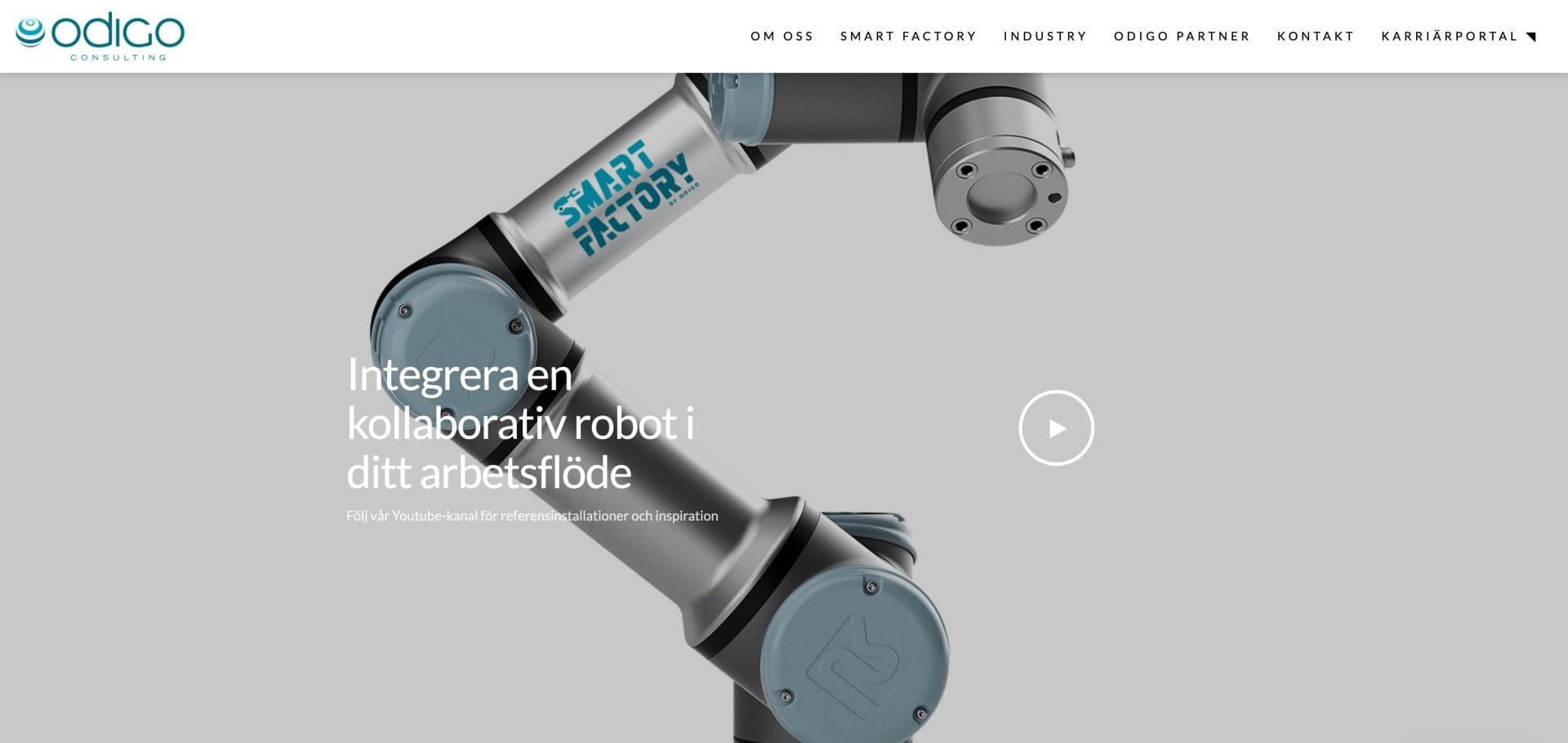 Uppdraget att designa logotyp för "Smart Factory" till Odigo: En symbol ...